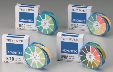 Indicator test paper, BTB, for pH 6.2 - 7.8. 6m roll - Lab Club