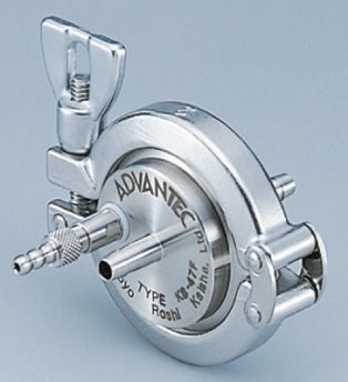 In-line filter holder type KS 47 F for 47mm Ø membranes, 304 stainless ...