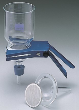 Vacuum filter holder type KG 90 for 90mm Ø membranes, glass with ...