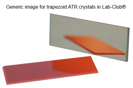 ATR crystal, trapezoid, ZnSe, 50 x 20 x 3mm, 45° - Lab Club