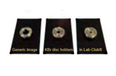KBr disc holder with mounting plate for 10 mm discs - Lab Club