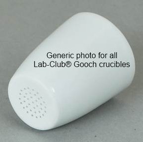 Gooch crucible, porcelain, 40mm OD, 50ml, for 23–24mm diameter filter ...