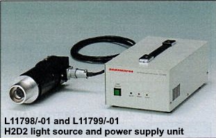 L11798-01 H2D2 light source unit with high-brightness deuterium lamp ...